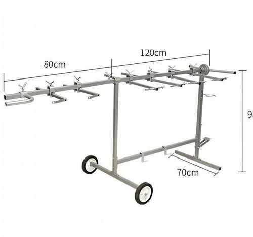 Вертолет Стенд для окраски деталей Удлиненный