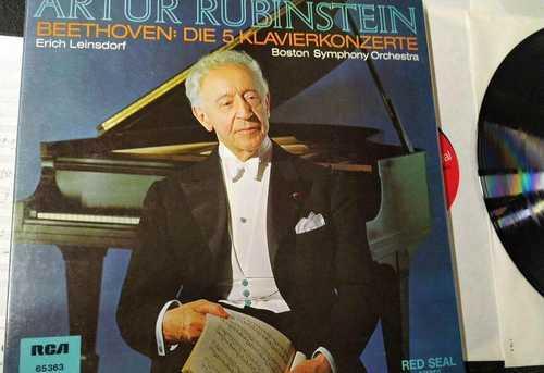 Rubinstein Beethoven Die 5 Klavierkonzerte винил