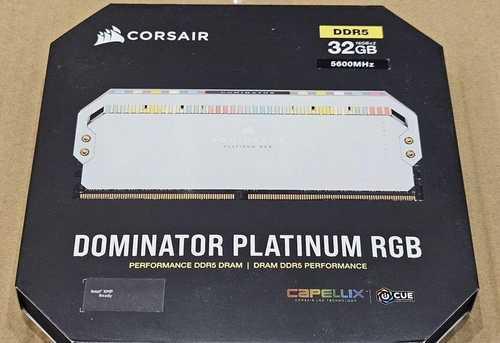 DDR5 Corsair Dominator Platinum RGB 32гб