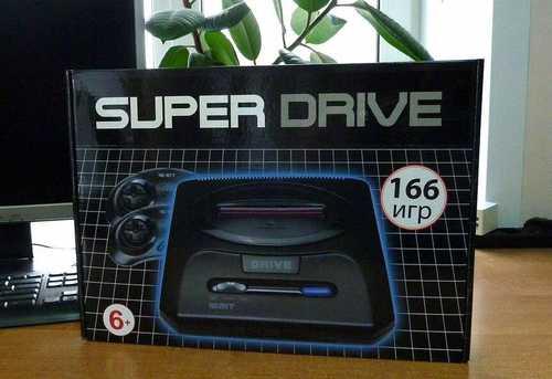 Приставка 16-бит (Sega) SuperDrive 166 в 1