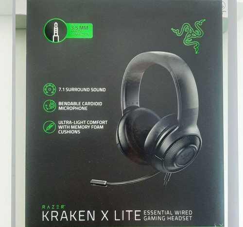 Игровые наушники Razer Kraken X Lite