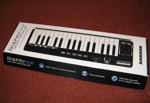 USB midi контроллер samson graphite M32