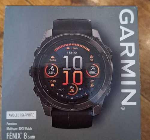 Garmin Fenix 8 51mm amoled sapphire titanium