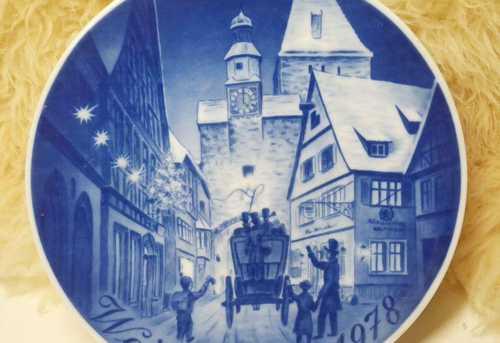 Настенная тарелка Rothenburg Bavaria Germany