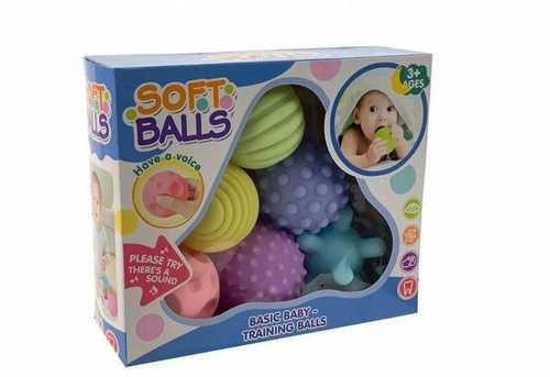Развивающие мячики для малышей Soft Balls