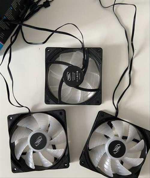 Корпусные вентиляторы с RGB deepcool rf120