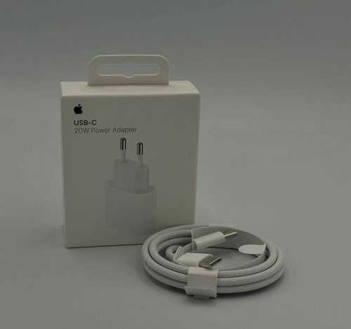 Блок питания apple 20W   провод type-c - type-c