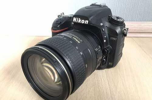 Nikon D750 kit 24-120mm f4 (пробег 1тк)