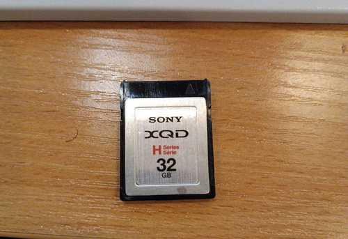 Карта памяти XQD 32 Gb (sony)