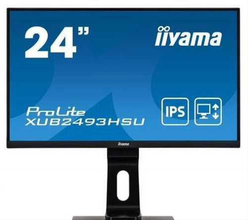 Новый монитор 23.8" Iiyama 1920x1080, 75 Гц, IPS