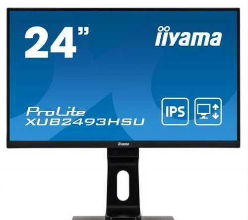 Новый монитор 23.8" Iiyama 1920x1080, 75 Гц, IPS