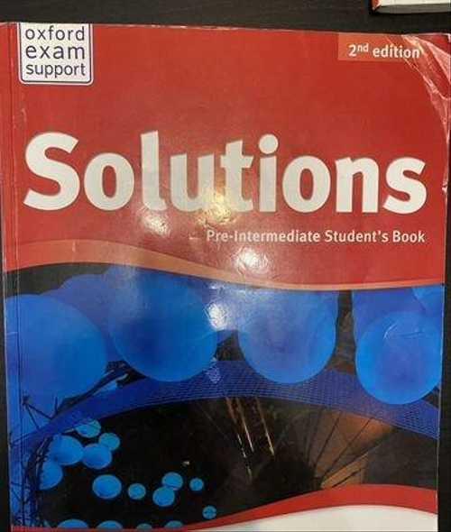 Учебник solitions pre-intermediate student book