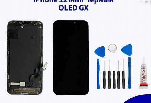 Дисплей для iPhone 12 Mini Чёрный oled GX