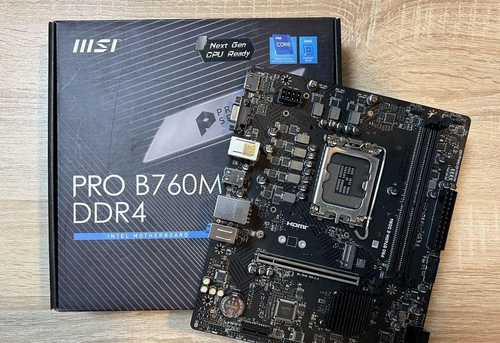 MSI Pro B760M-E DDR4