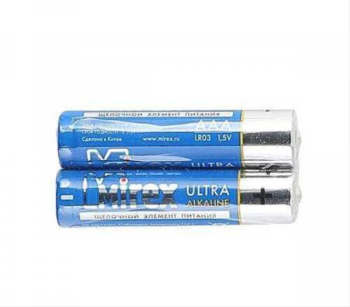 Батарейка Mirex (уп. 2шт.) ааa LR03