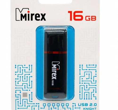 Флеш диск 16GB Mirex Knight Black USB 2.0