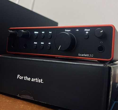 Внешняя звуковая карта focusrite scarlett