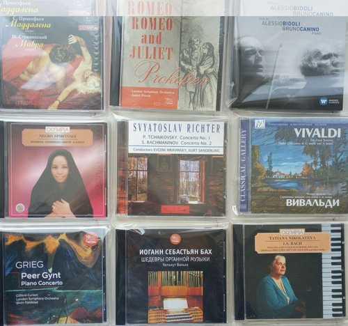 Cd диски классическая музыка, spirituals, танго