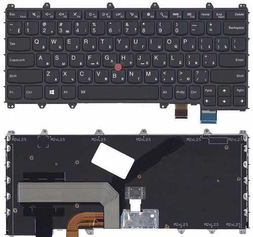 Клавиатура Lenovo IBM ThinkPad Yoga 260 черная