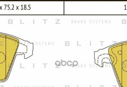 Колодки тормозные дисковые передние BB0311P Blitz