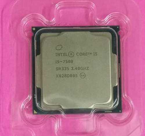 Новый процессор intel core i5 7500 OEM