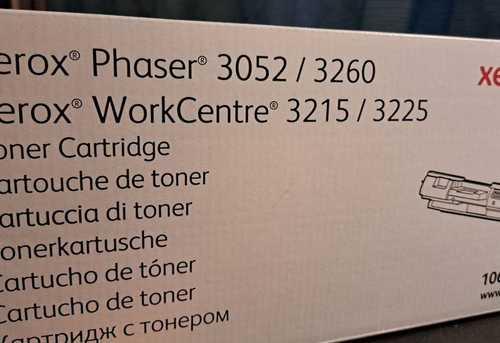 Тонер-картридж Xerox phaser 3052/3260/WC3215/25