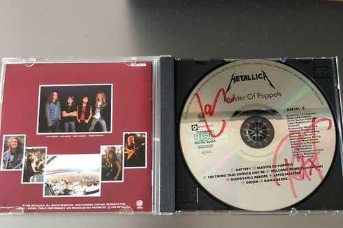 Диск с автографом metallica