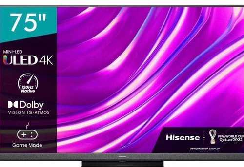 Телевизор hisense 75U8HQ, 75"(190 см), UHD 4K