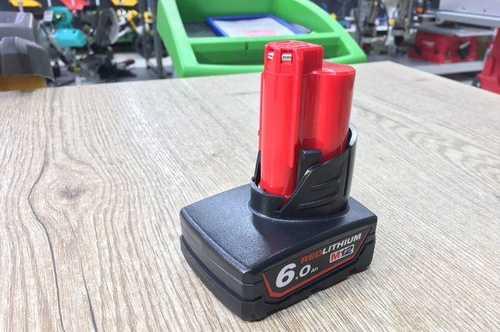 Аккумулятор milwaukee M12 B6 6.0 ач