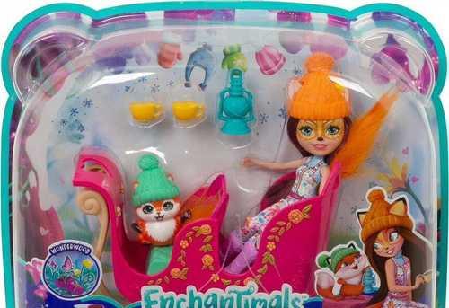 Набор игровой Enchantimals Рождественские сани