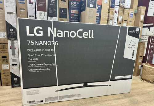Новый 4K LG NanoCell 75 (189см) SMART TV 2023