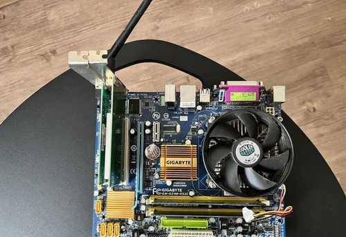 Мат плата Gigabyte GA-G31M-ES2L, процессор, память