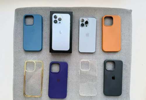 Чехол на iPhone 13 Pro/кожаный/пластиковый