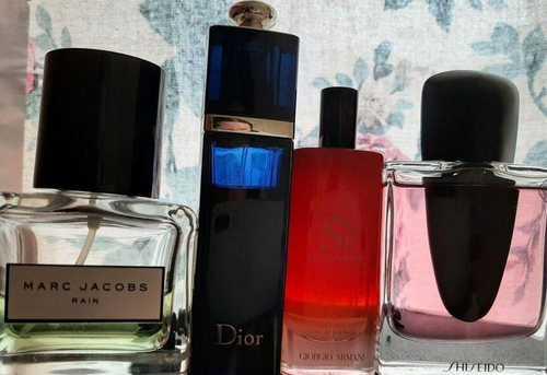 Ароматы: Dior,Marc Jacobs,Shiseido,Giorgio Armani