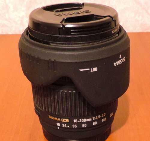 Sigma DS 18-200mm AF f/3.5-6.3 for Sony A