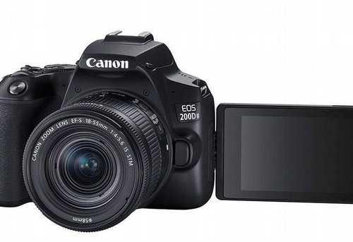 Фотоаппарат Canon EOS 200D Kit 18-55mm New