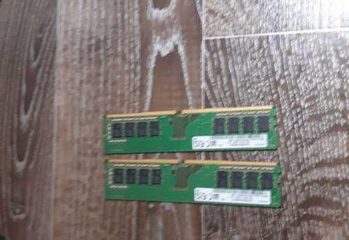 Оперативная память DDR4 - 2 планки по 8GB