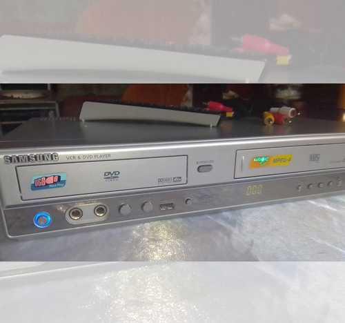 DVD VHS Hi-Fi видеомагнитофон Samsung DVD-V7600K