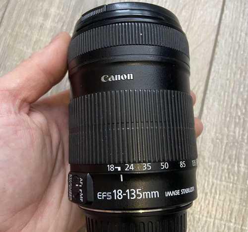 Объектив Canon ef s 18 135 is