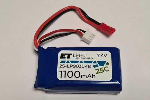 Аккумулятор ET 2S-LP903048-25CJ (7.4В, 1100мАч )