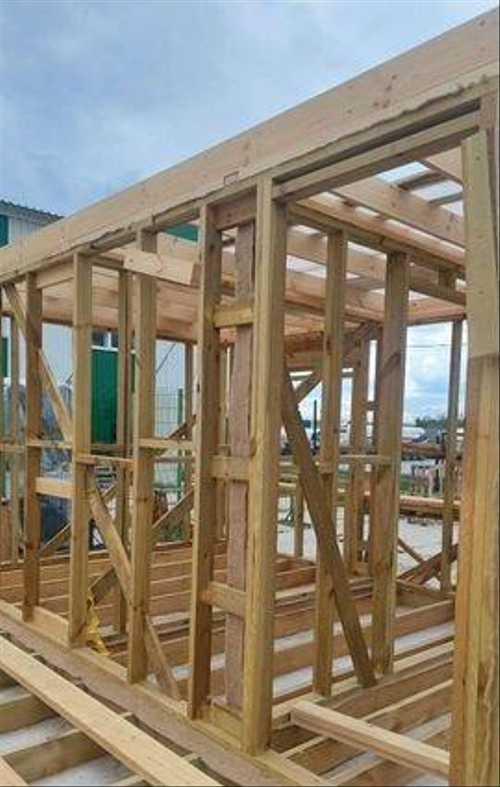 Строительство каркаса Сканди 30 метров