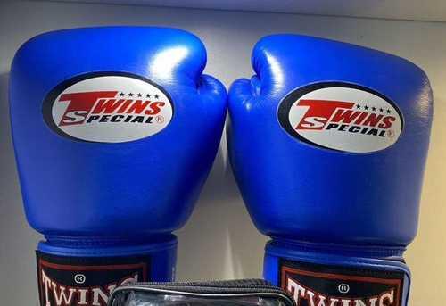 Боксерские перчатки Twins special Синие