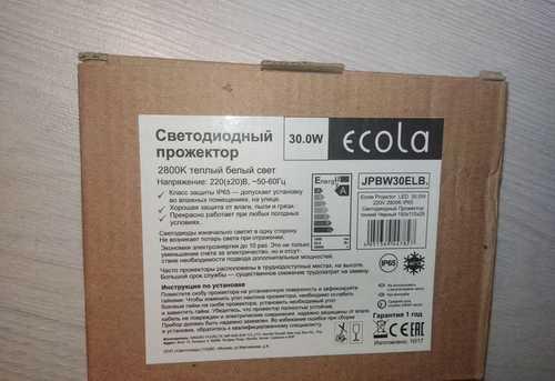 Светодиодный прожектор Ecola 30W новый