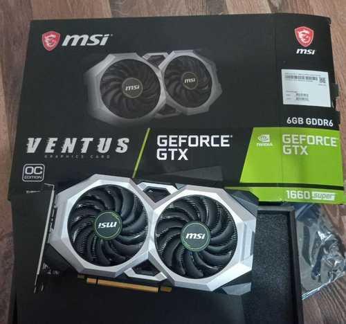 Видеокарта gtx 1660 super (на запчасти)