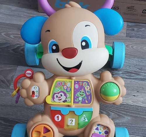 Ходунки каталка fisher price собака
