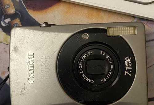 Фотоаппарат canon ixus 75