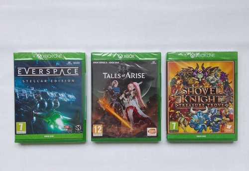 Shovel knight,Everspace,Tales of Arise (xbox)новые