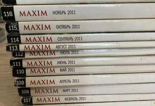 Журналы Maxim 2011 год