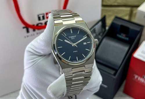 Tissot Prx 40 мм синий циферблат