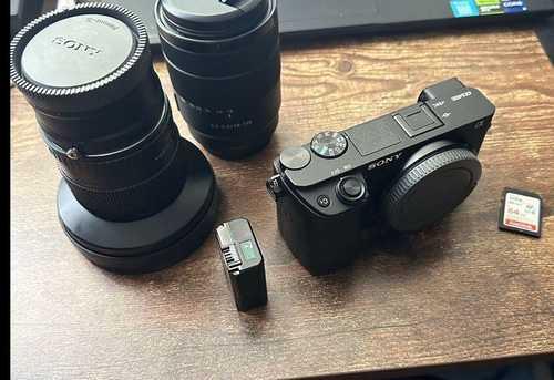 Sony A6400 kit 18-135mm + zenit Fish-eye